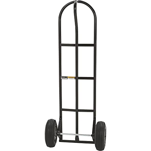 Ironton Steel Pneumatic Hand Truck Dolly - 600-Lb. Capacity, 10in. Tires, Powder-Coat Finish
