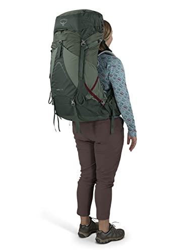 Osprey Aura AG LT 50L Women's Backpacking Backpack, Black, WXS/S