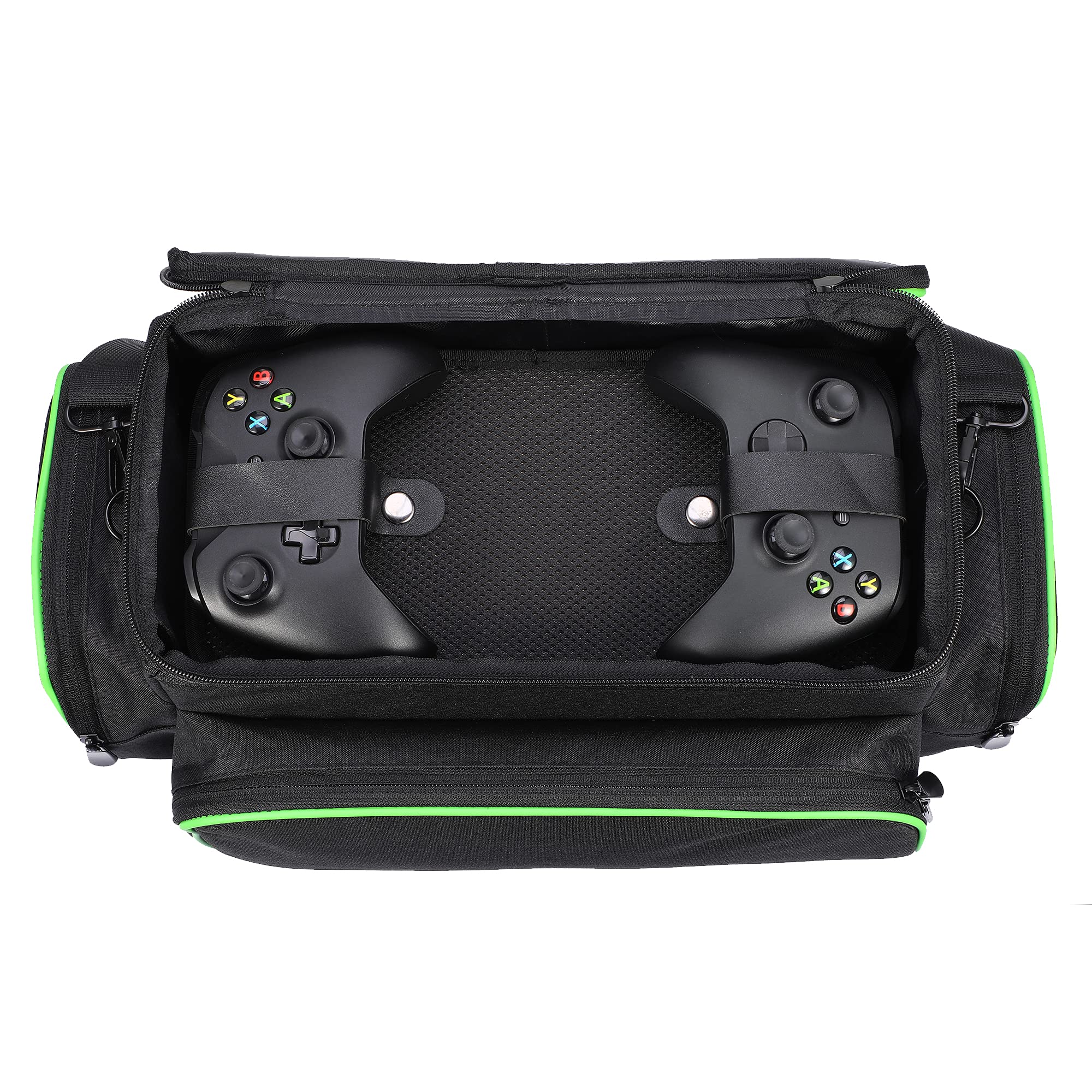 DRZERUI Carrying Case for Xbox Series X, Travel Bag Storage for Xbox Series X Console, Controllers, Cables and Other Gaming Accessories