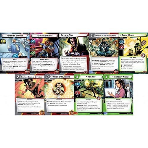 Fantasy Flight Games Marvel Champions The Card Game Dr. Strange HERO PACK - Superhero Strategy Game, Cooperative Game for Kids and Adults, Ages 14+, 1-4 Players, 45-90 Minute Playtime, Made by