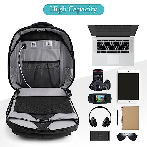 Raoaoqoon Led Backpack With App Control， Upgrade FHD Color Screen Programmable 17 Inch Laptop Backpack, Waterproof led bag, Travel Backpack, Motorcycle Backpack,Gifts