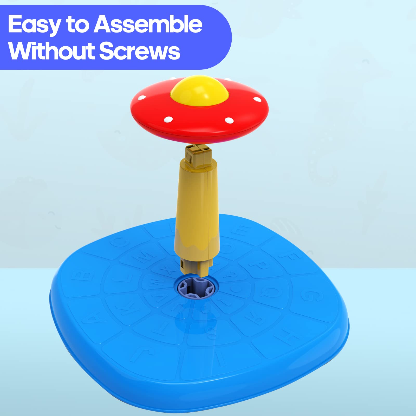Glamore Fun and Whimsical Sit and Spin Toy for Kids - Perfect for Indoor and Outdoor Play (Navy Blue)