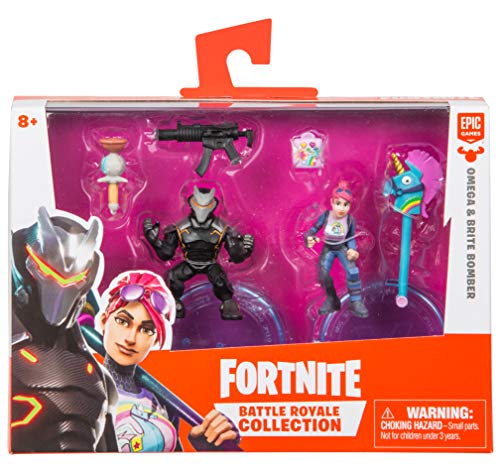 Fortnite Battle Royale Collection: Omega & Brite Bomber - 2 Pack of Action Figures