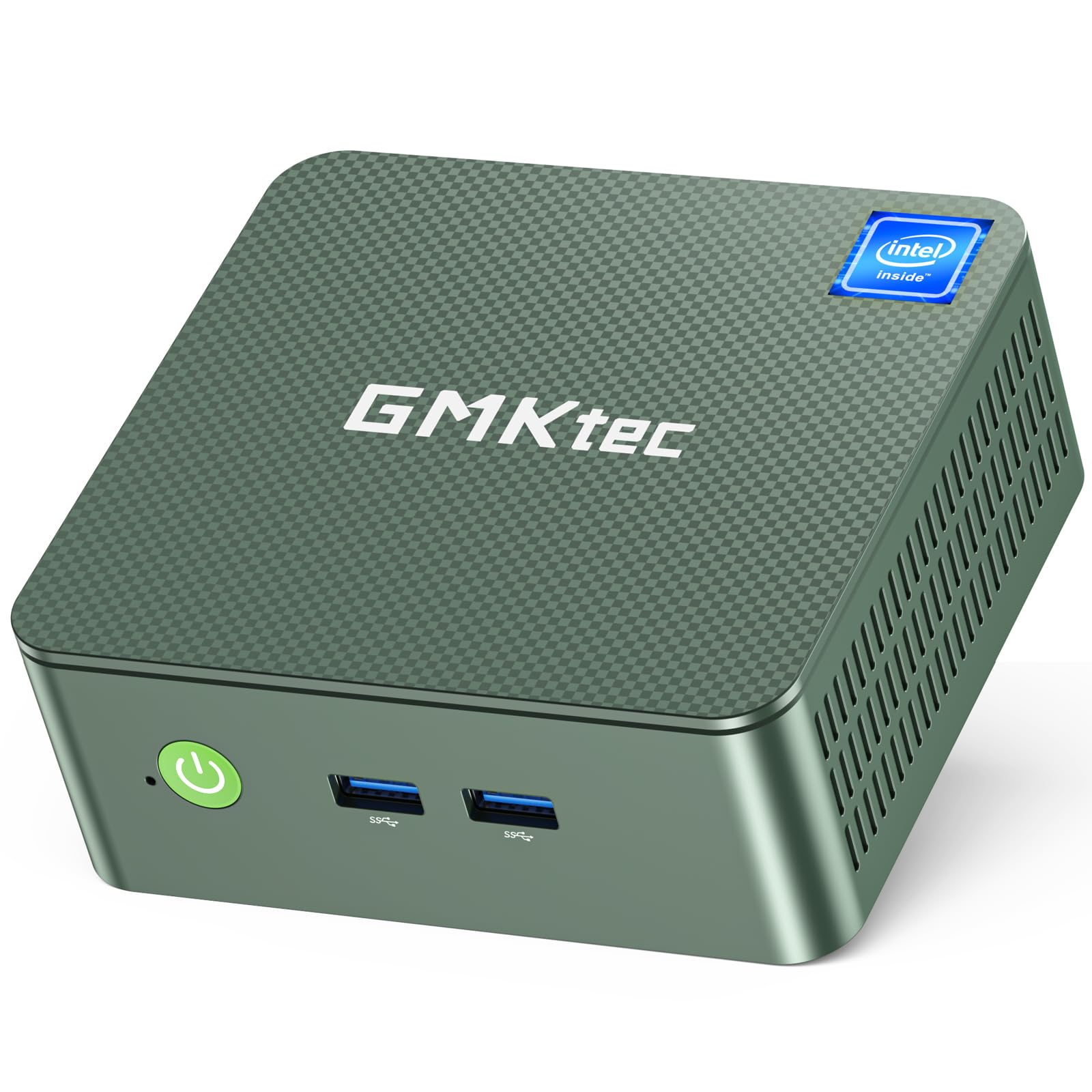 GMKtec Mini PC Preinstalled Windows 11 Pro 16GB RAM 512GB SSD, Micro Computers Intel N6005 (3.3GHz), Desktop Computer with 4K Triple Display, Dual LAN, WiFi6, BT5.2, NucBox7 for Office/Home/Business