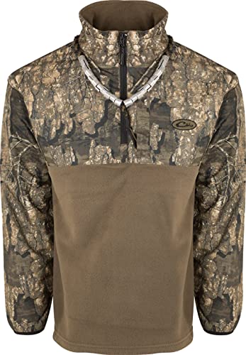 Drake Waterfowl 1/4 Zip Refuge Eqwader™ Mossy Oak Shadow Grass Habitat 2Xlarge