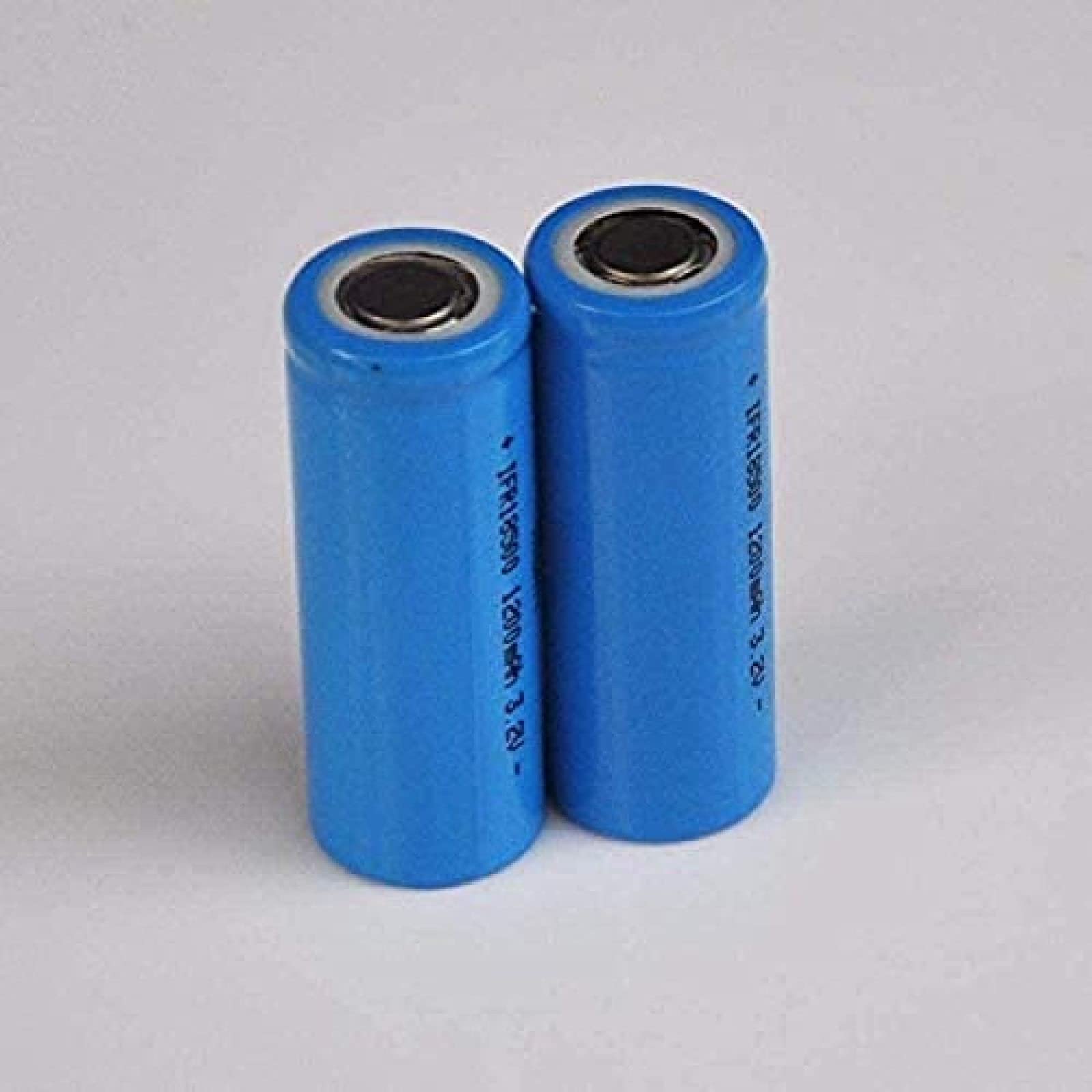 HIDZ 3.2V 18500 Rechargeable Lithium Battery IFR LiFePo4 Cell 1200mah for Solar Light E-Bike Power Tools,2pcs