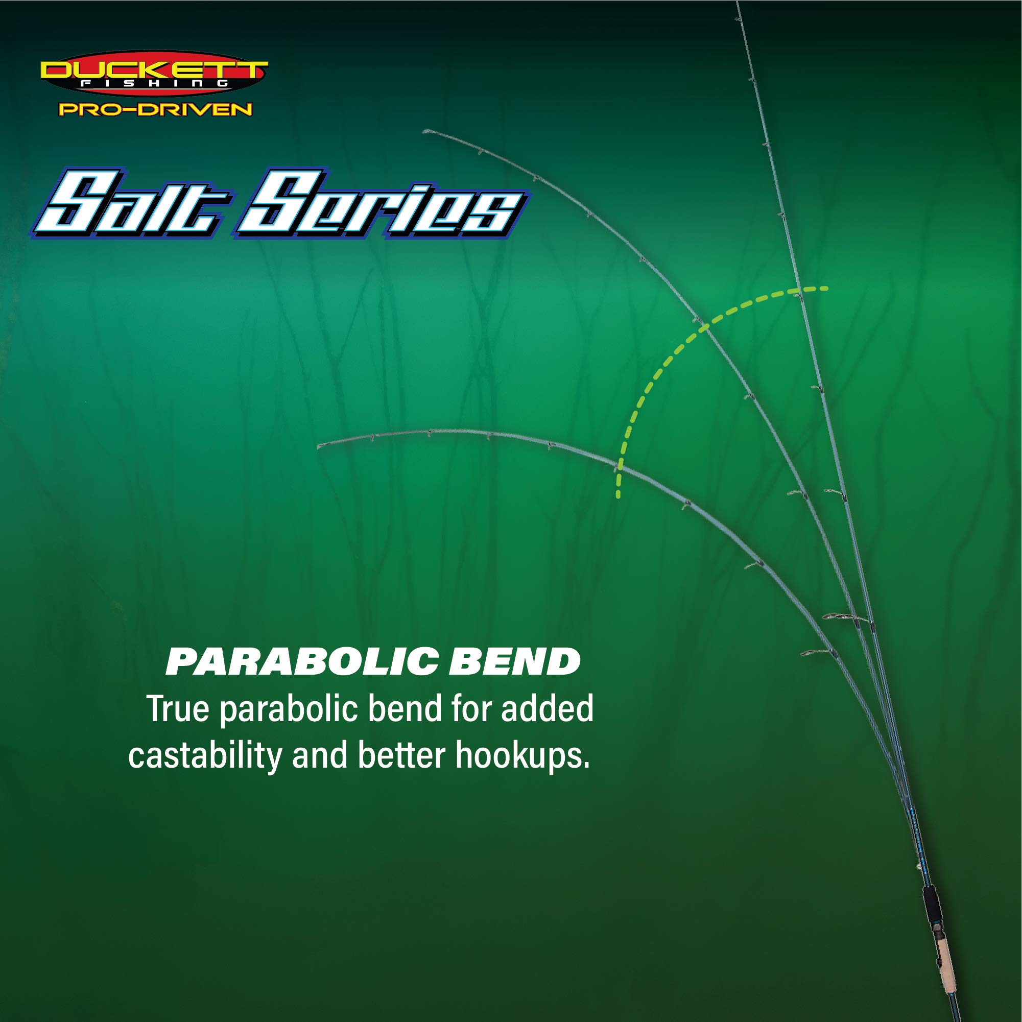 Duckett Fishing Salt Series Casting 7'0" Advanced Fishing Rod Med Hvy Mod