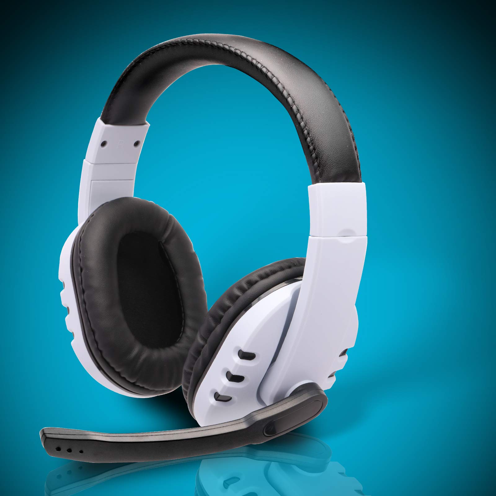 ECHZOVE PS5 Headset, PS5 Headeset with Mic, Gaming Headset Compatible with PS4 Switch Xbox one Xbox 360 and PC, Stereo Sound and Noise Cancelling