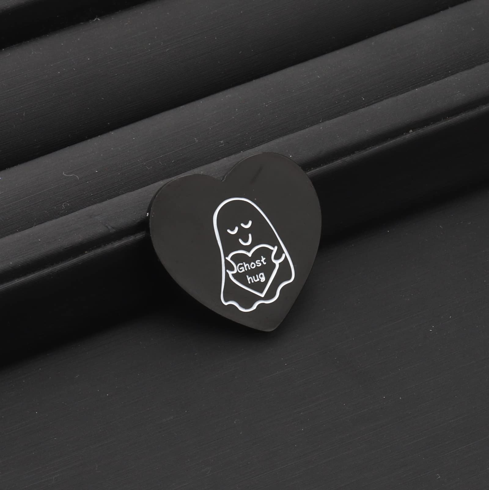 FAADBUK Pocket Hug Ghost Hug Token You Can’t Feel It Long Distance Gift Miss You Gift Valentine’s Day Gift (Ghost Hug Token Black)