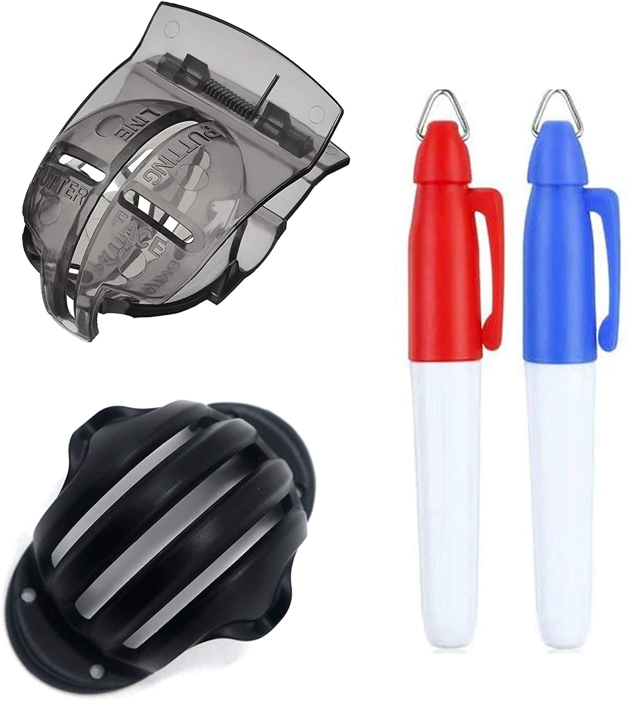 FAVORGEAR Golf Ball Marker Kit,Golf Ball Line Drawing Marker Tool,Golf Ball Marking Tool,Golf Ball Liner with Markers,Golf Ball Marking Stencils,Golf Accessories Alignment and Identification Tool