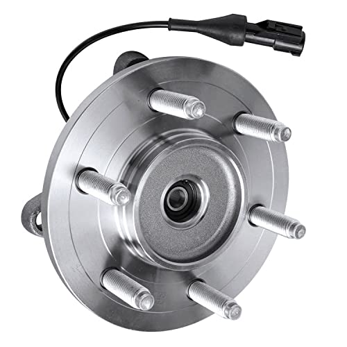 Detroit Axle - 4WD Front Wheel Bearing Hubs for 04-08 Ford F-150, 03-06 Expedition Lincoln Navigator Mark LT, 2004 2005 2006 Replacement Wheel Bearing and Hubs Assembly Set