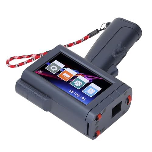 Marhynchus Portable Handheld Inkjet Printer 4.3in Color HD LED Touchscreen 600dpi 12.7mm Kit with Cartridge for Text 2D Code Bar Code (US Plug 100-240V)