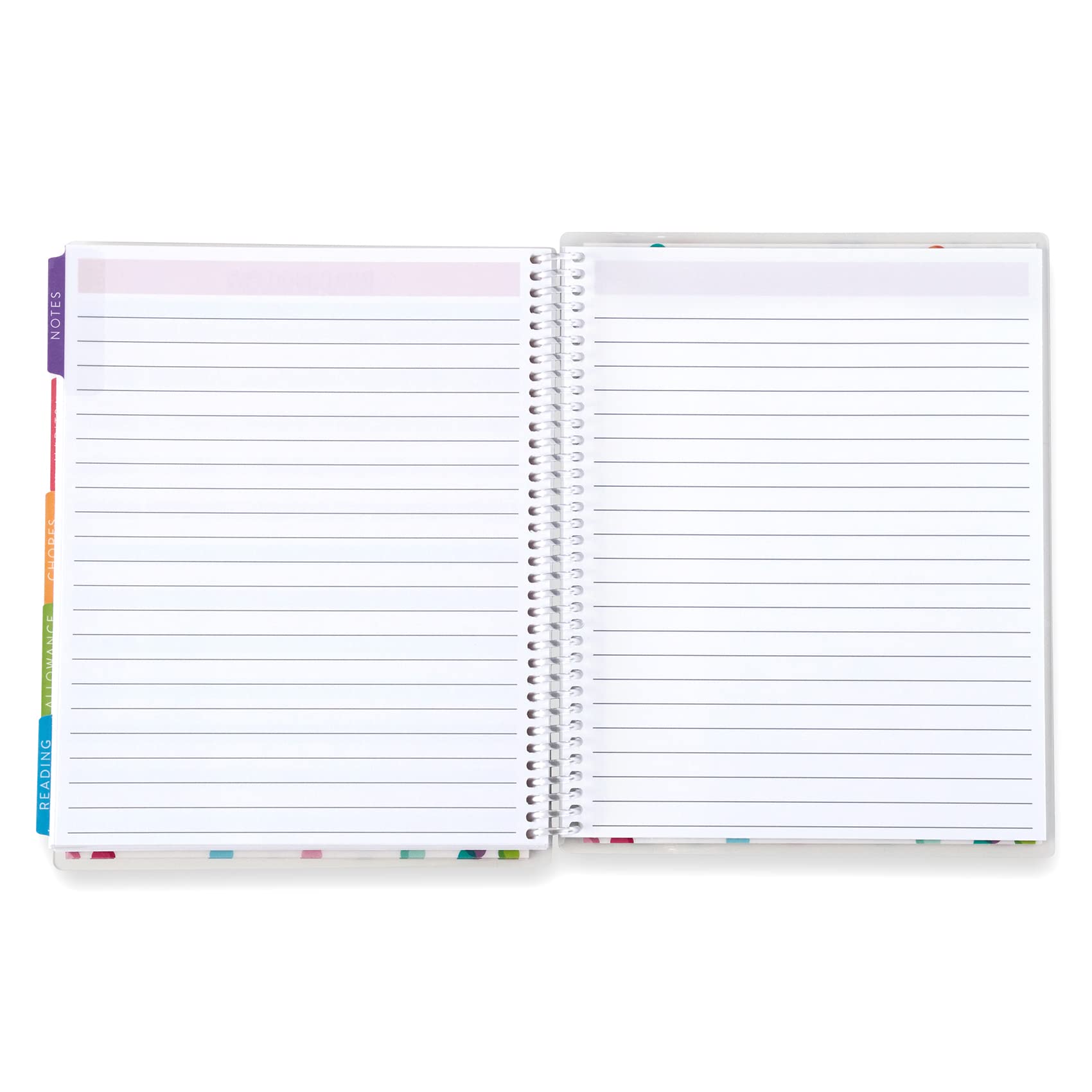 Erin Condren 7" x 9" Coiled Prompted Notebook - Kids Ultimate Checklist. 160 Perforated Pages of 80Lb Mohawk Paper. Age-Appropriate Trackers and Checklists with 6 Tabs