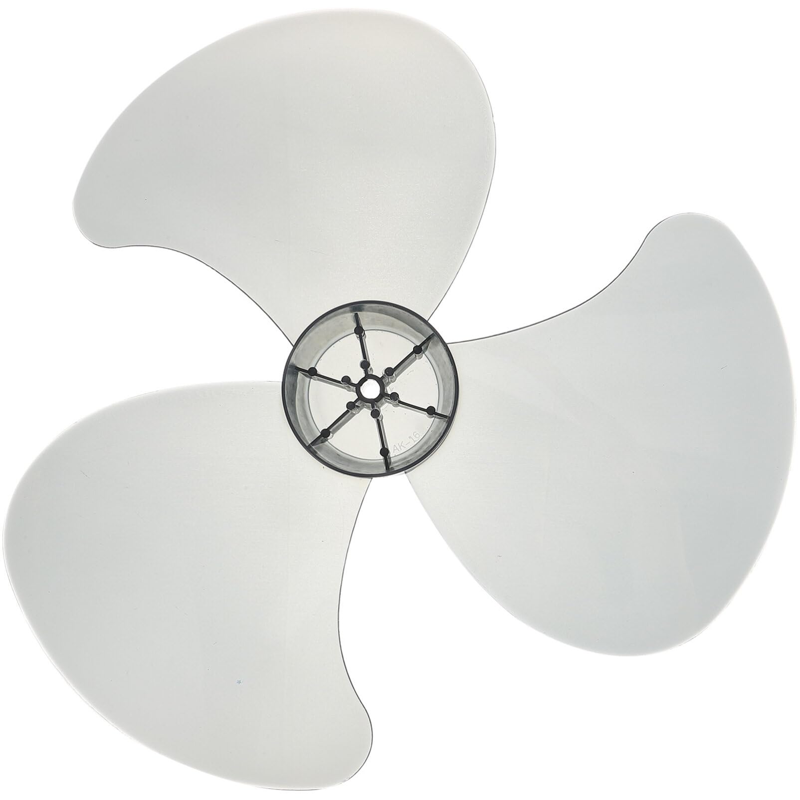 DOITOOL Universal Plastic 3 Leaves Fan Blade Set 16 Inch Replacement Fan Blades with Nut Cover Electric Fan Leaves for Table Standing Pedestal Fan