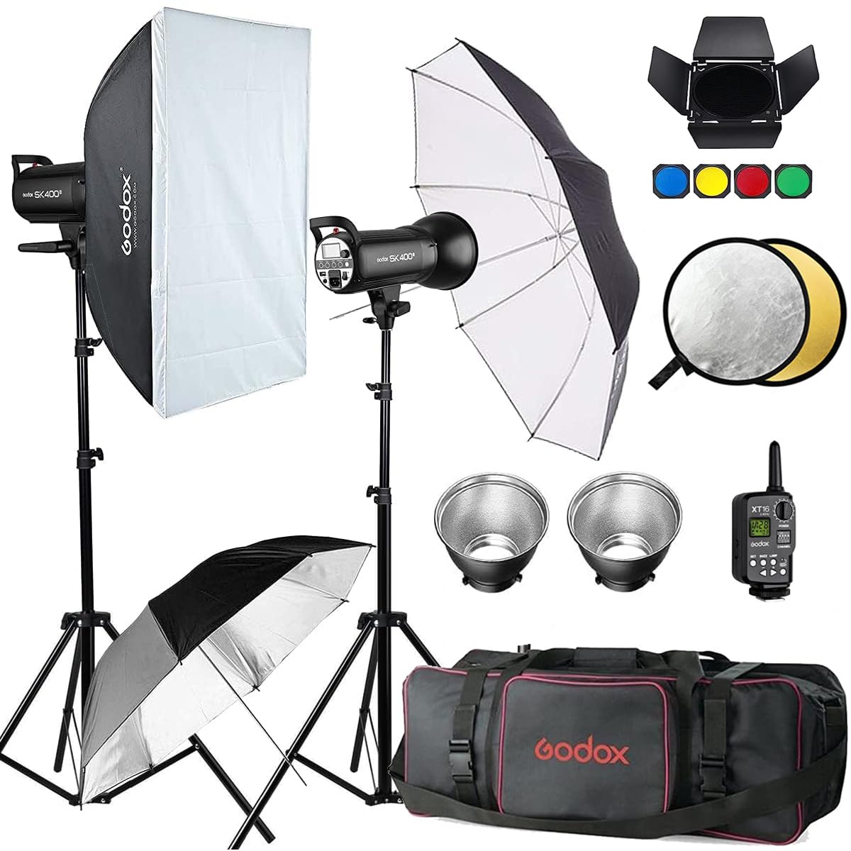 Godox ML-CD15 Diffusion Dome Kit for Godox Flash V1S AD400Pro AD300Pro ML60 ML60Bi ML30 ML30Bi V860III V860II V850II TT685II TT685 TT560II TT520II TT660S AD200Pro AD100Pro with 3 Adapters