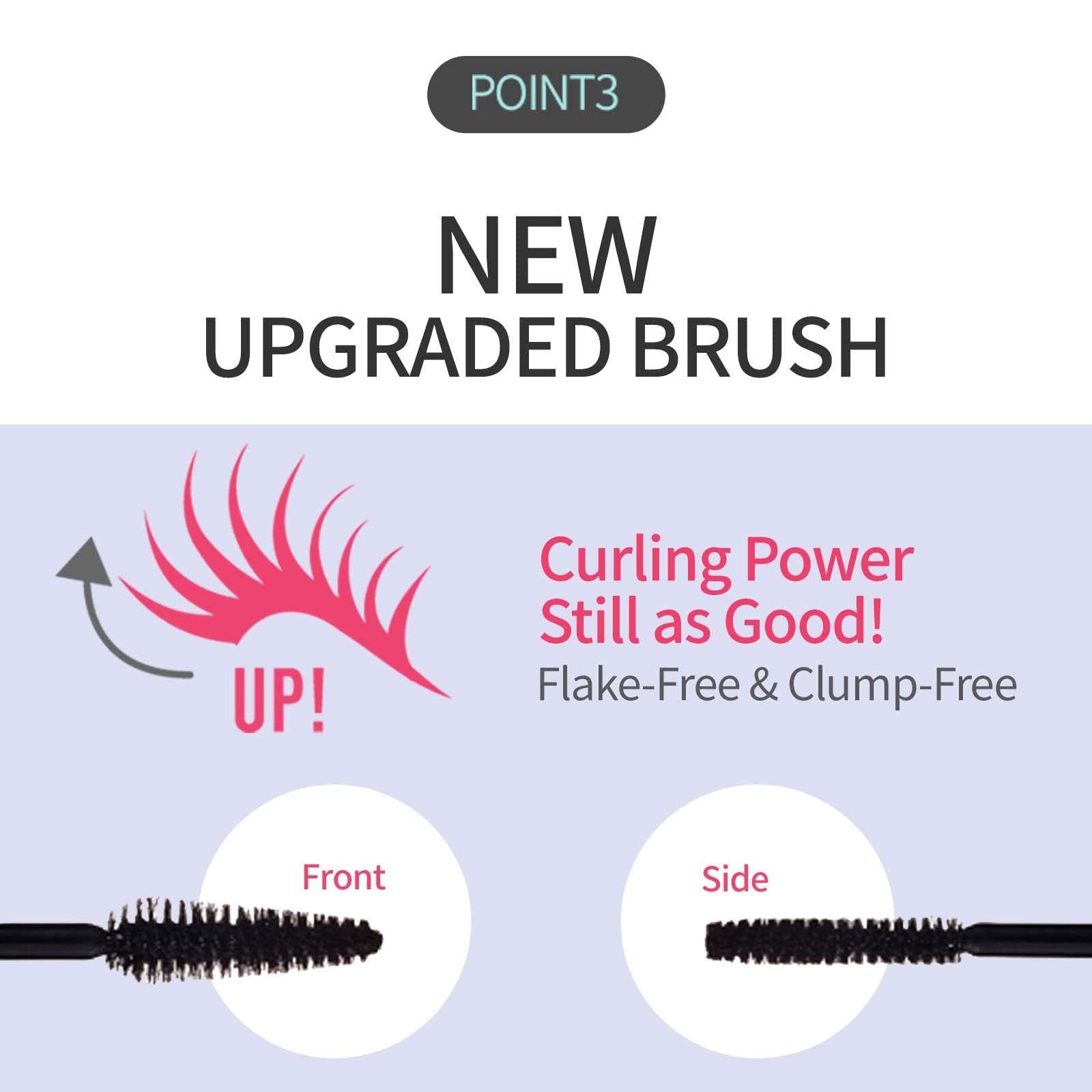 ETUDE Lash Perm Curl Fix Mascara #2 Brown + Dr. Mascara Fixer For Perfect Lash 01 (Natural Volume Up) | ETUDE's own Curl 24H Technology | Powerfully Curled Eyelashes Up for 24 hours | K-beauty
