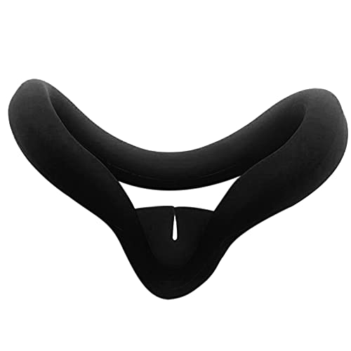 Face Pad Cushion, Practical Silicone VR Silicone Interfacial Cover VR for VR Gaming Headset(Black)