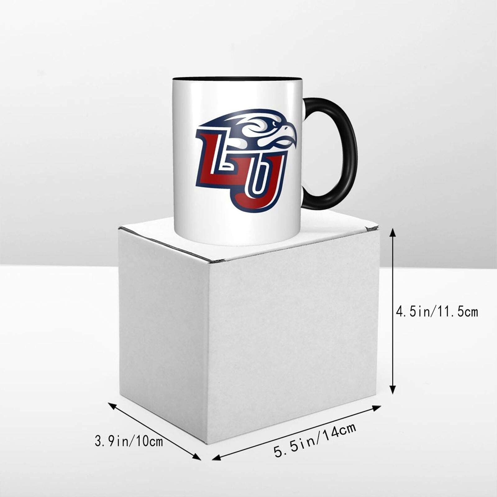 FASEDATE Liberty University-Logo Large Ceramic Coffee Mug, Big Tea Cup For Office And Home,Reusable Cup For Coffee Or Tea | On-The-Go | Portable., One Size