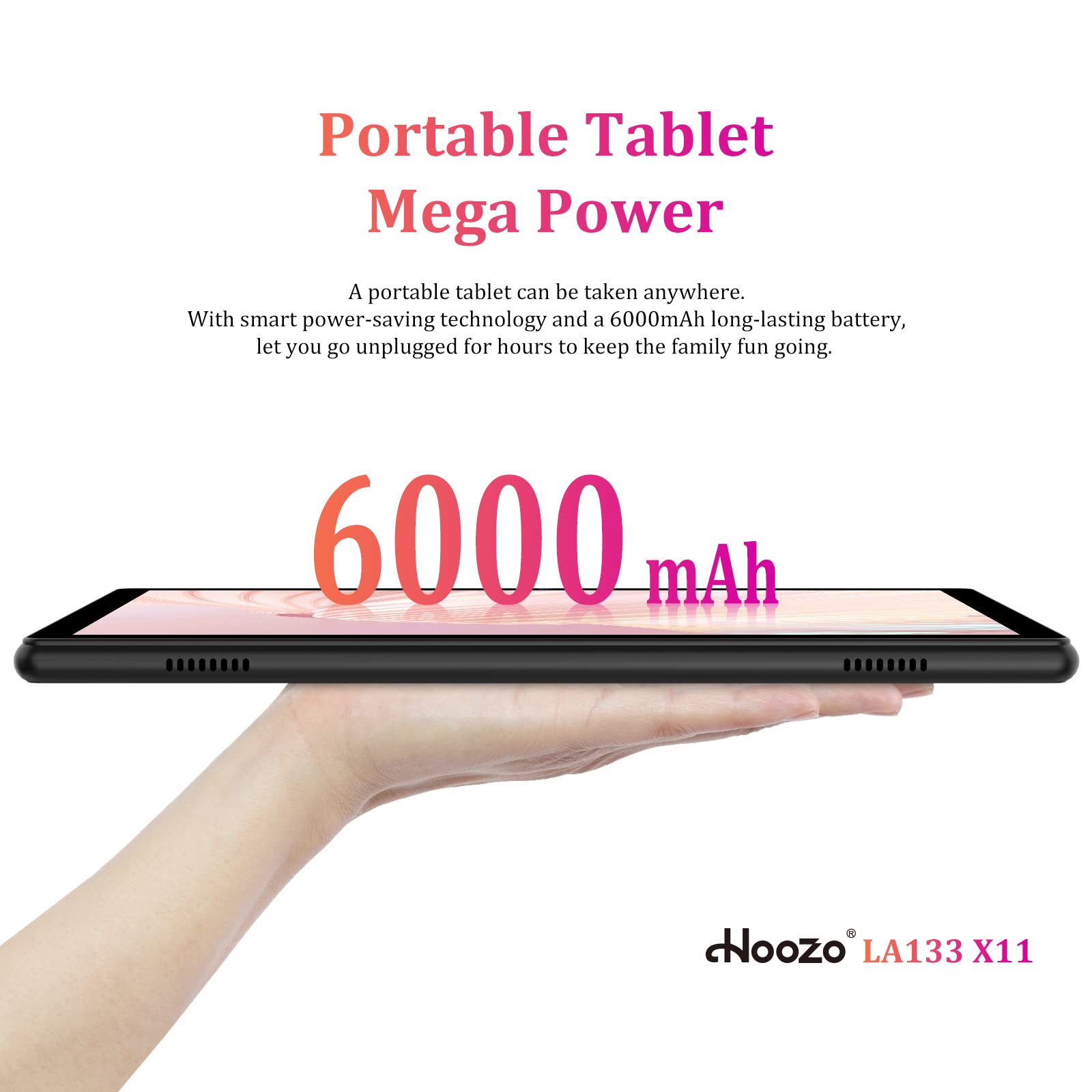 Hoozo Tablet 10 Inch, Android 10.0 Tablet with 32GB 6000mAh Battery Quad Core HD Touchscreen Tablets WiFi Bluetooth 4.2-2PCS
