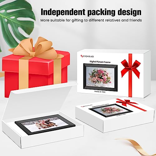 Frameo 10.1 Inch WiFi Digital Picture Frame, 1280x800 HD IPS Touch Screen Photo Frame Electronic, 32GB Memory, Auto-Rotate, Wall Mountable, Share Photos/Videos via Frameo App from Anywhere 3 Pack