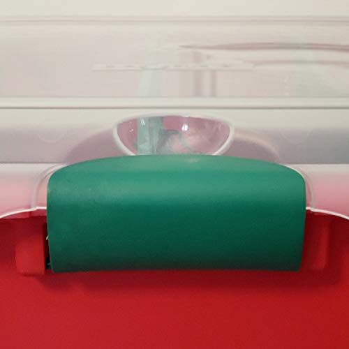 HOMZ 7875RBGLDC.02 Light Organizer Holiday Plastic Storage Container, 2 Pack, Red and Green, 2 Sets