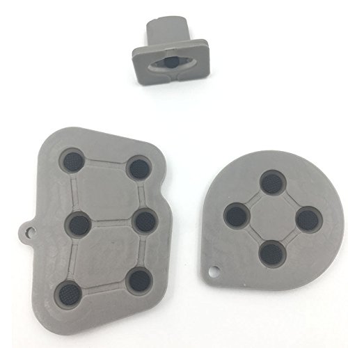 Grafken Silicone Conductive Rubber Button for Sega Saturn Controller SS Conductive Pads