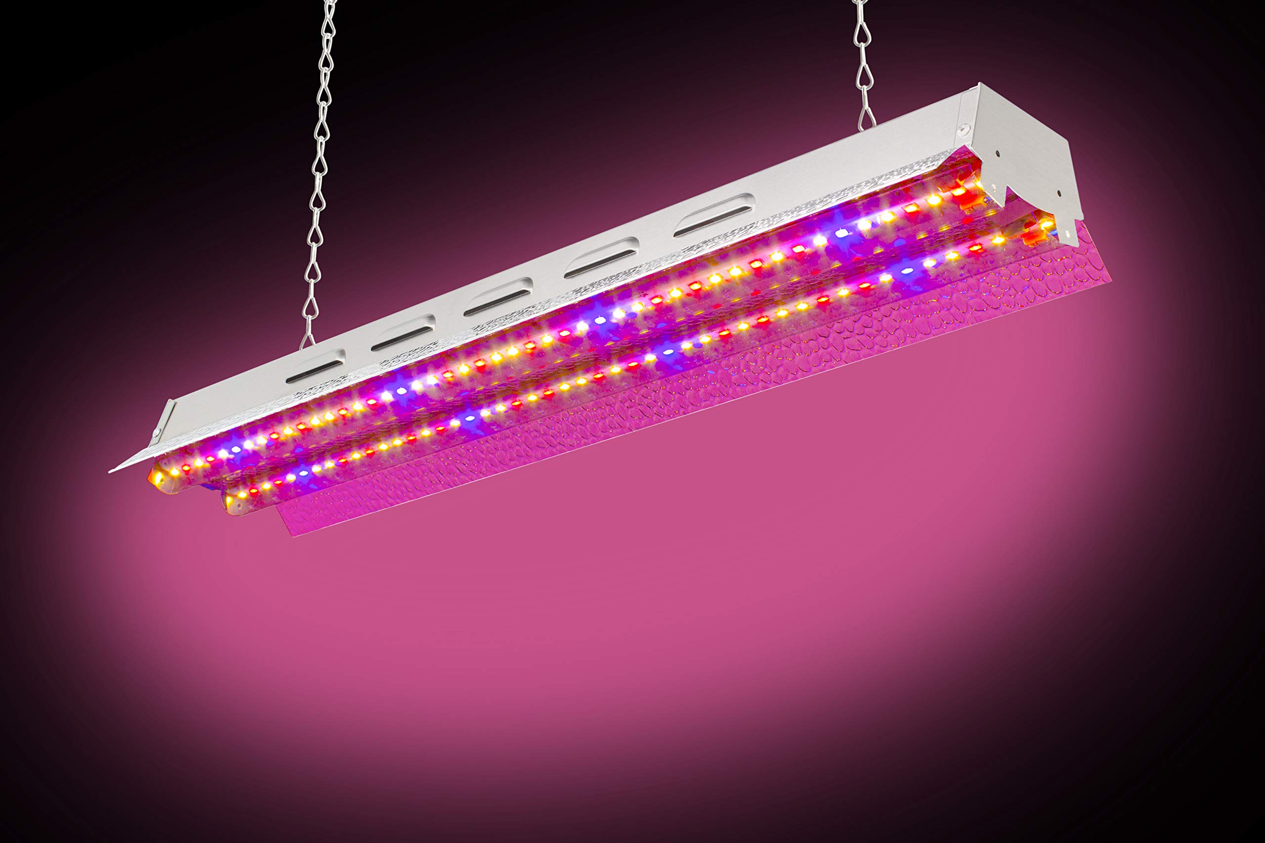 Durolux DLED822SVG 50W LED Grow Light - Over 50% EnergySaving! (2 FT, Red White Blue - Veg & General Growing)
