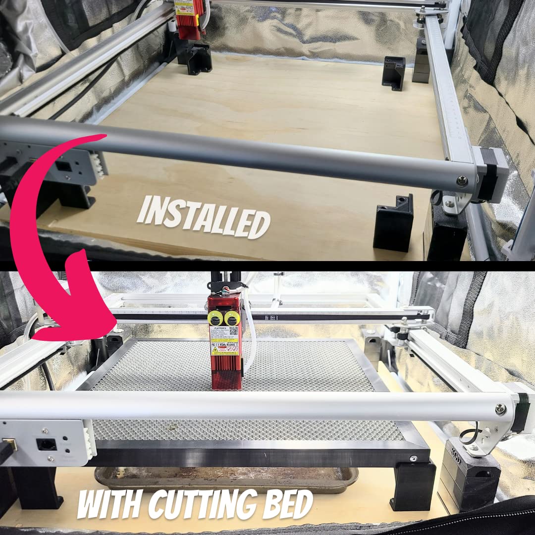 Honeycomb Cutting Bed Feet for Raising Your Honeycomb Bed Off of Your Waste Board