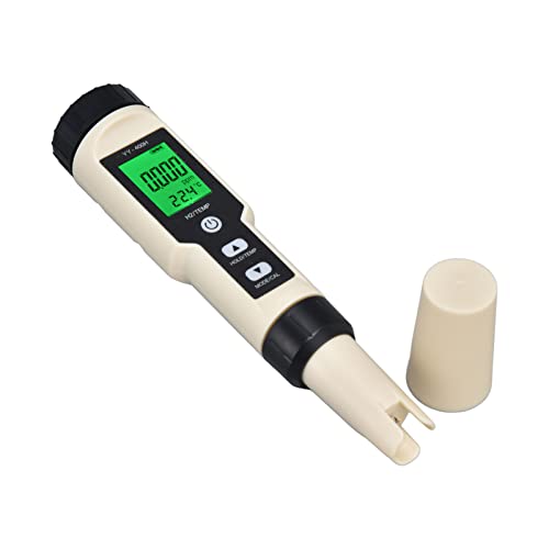 HEEPDD Hydrogen Test Pen, LCD High Accuracy Pen Type Hydrogen Meter with Backlit for Drinking Water Aquariums Gardening