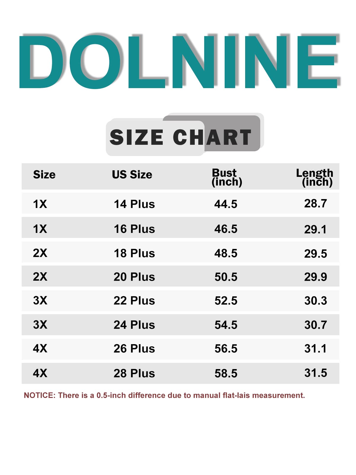 DOLNINE Women's Plus Size Sweatshirts Long Sleeve Tops Pocket T-Shirts Charcoal Grey-28W