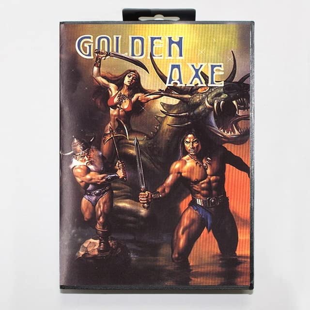 Golden Axe Game Cartridge 16 Bit MD Game Card With Retail Box For Sega Mega Drive For Genesis (RU Box)