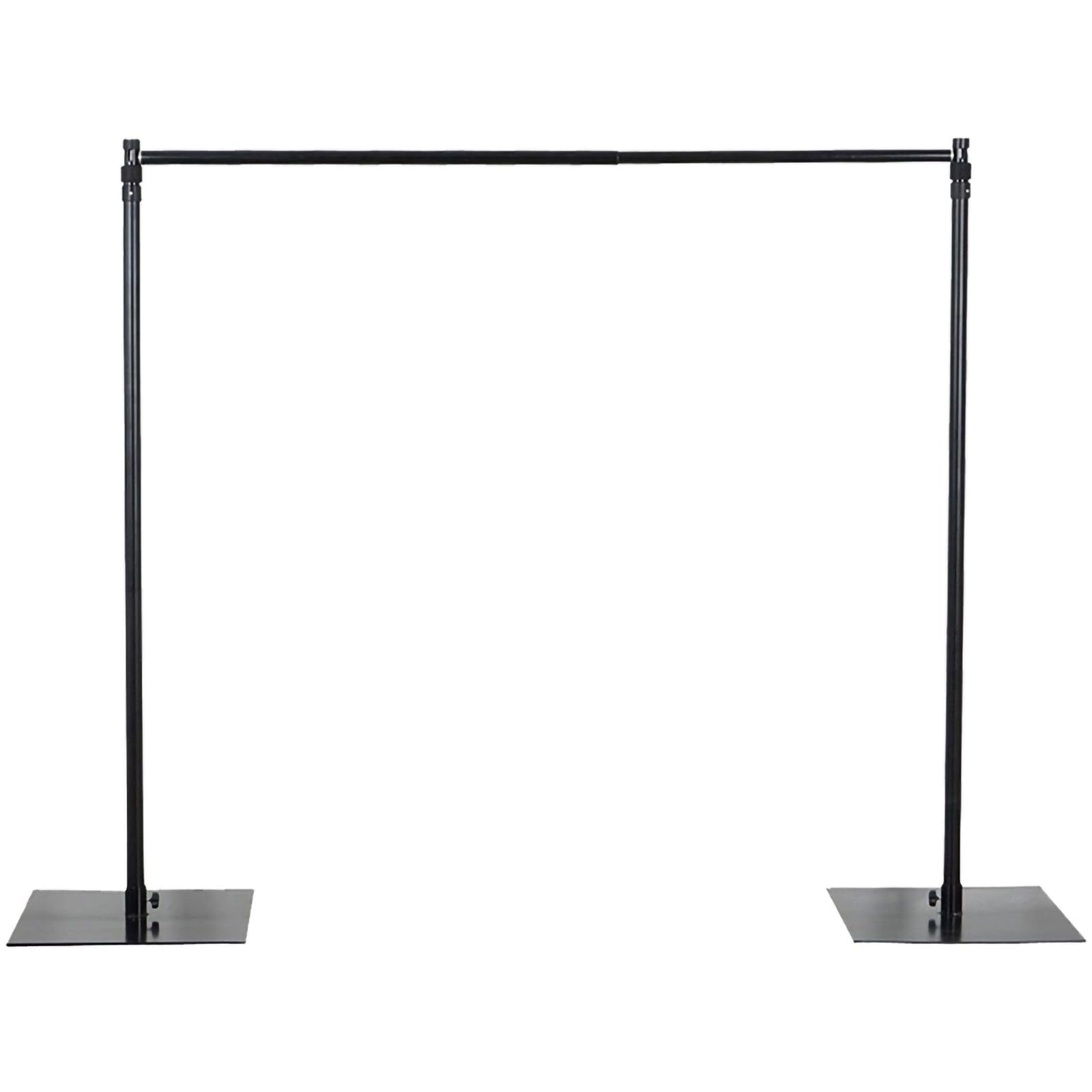 Efavormart 10ft x 10ft Heavy Duty Pipe and Drape Kit Backdrop Support with Metal Steel Base for Wedding, Party, Event, Photography, and Exhibition Decoration