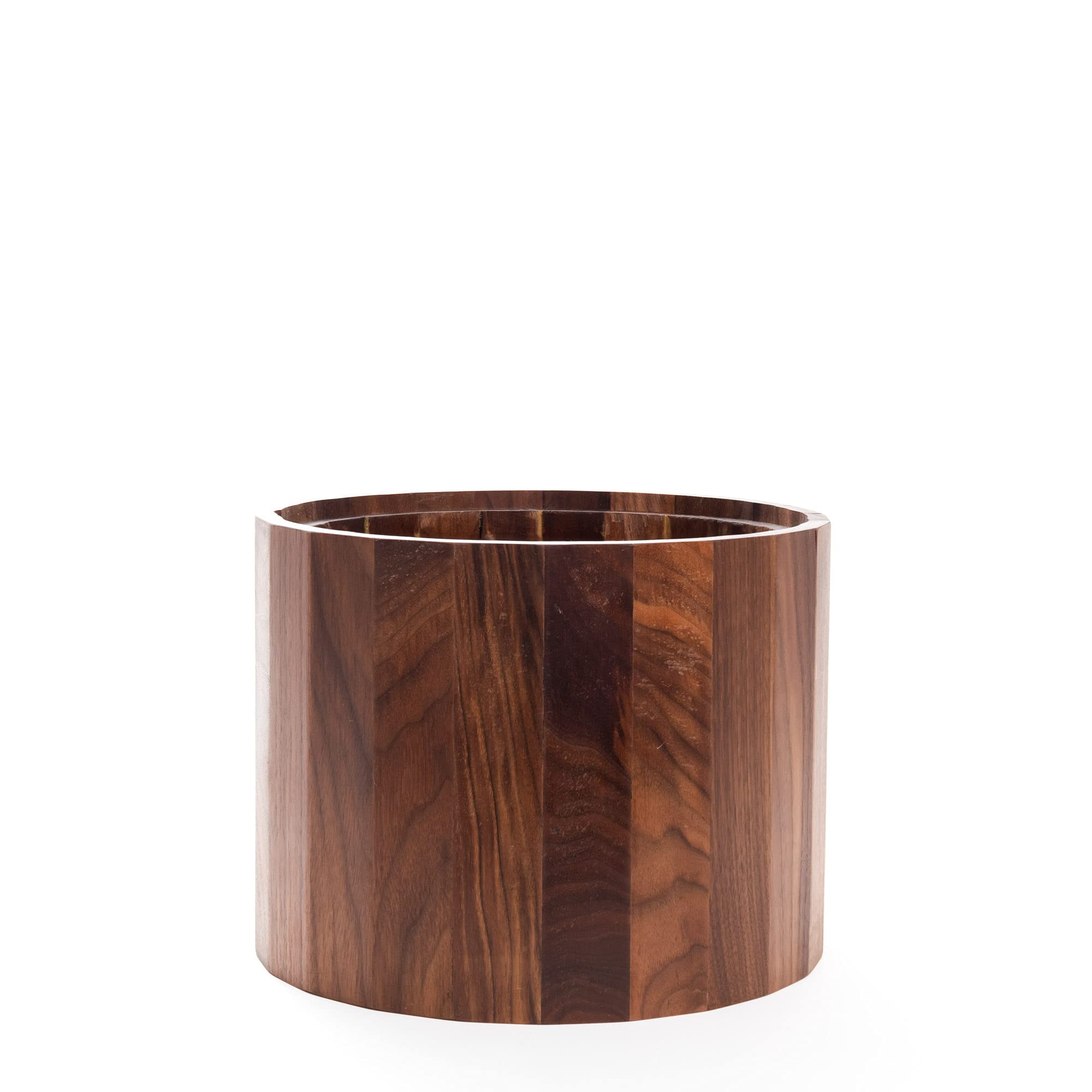 Heirloom Products Cooper Countertop Stand Compatible with Berkey Water Filter Stand Made In USA (Walnut, 9.5" - Royal)