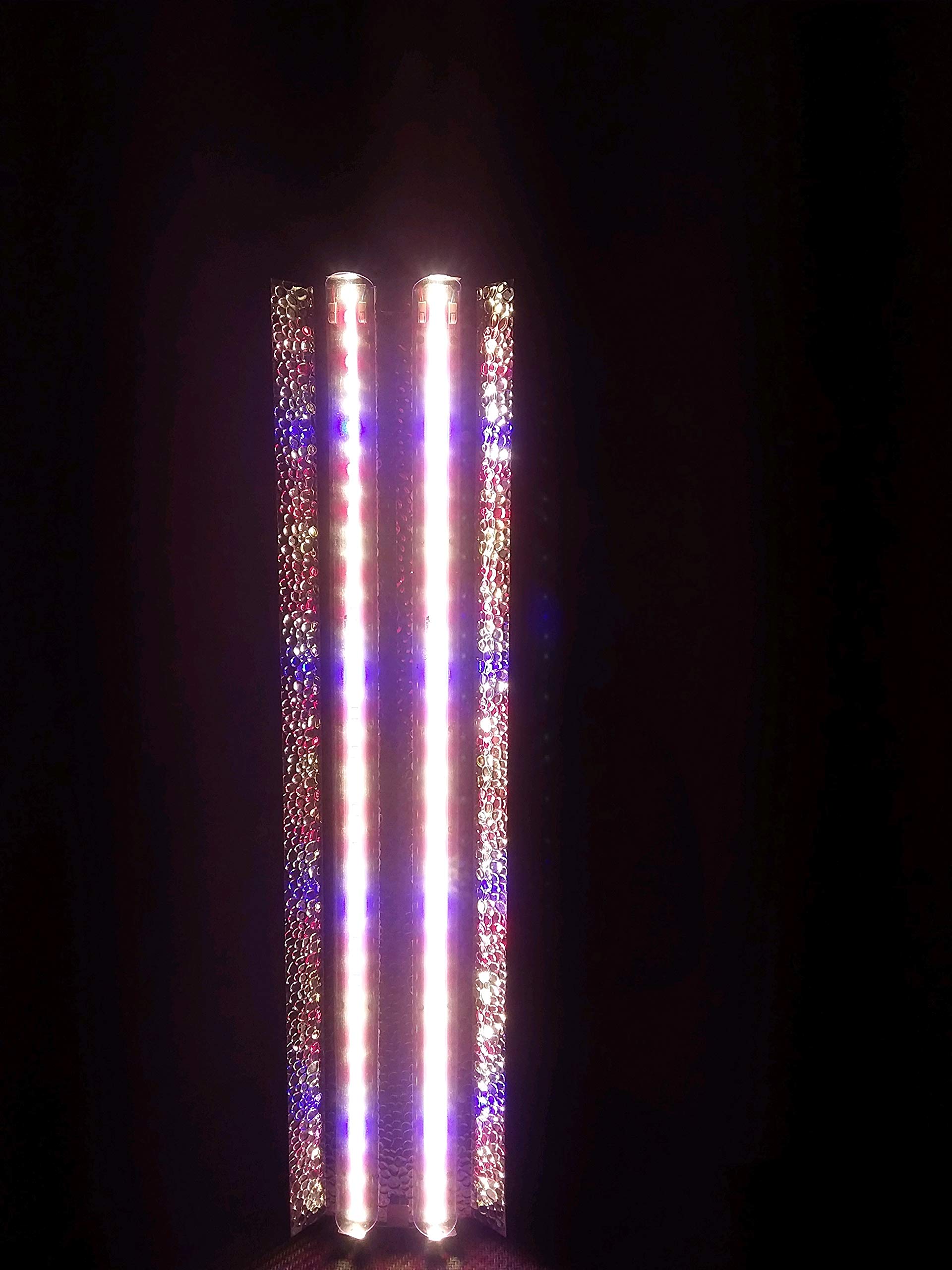 Durolux DLED822SVG 50W LED Grow Light - Over 50% EnergySaving! (2 FT, Red White Blue - Veg & General Growing)