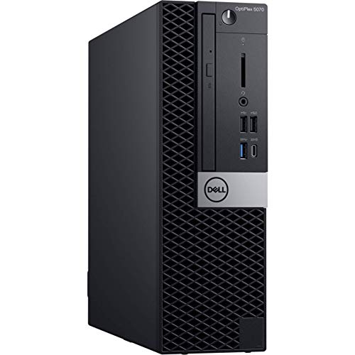 Dell OptiPlex 5070 Desktop Computer - Intel Core i5-9500 - 8GB RAM - 256GB SSD - Small Form Factor (Renewed)