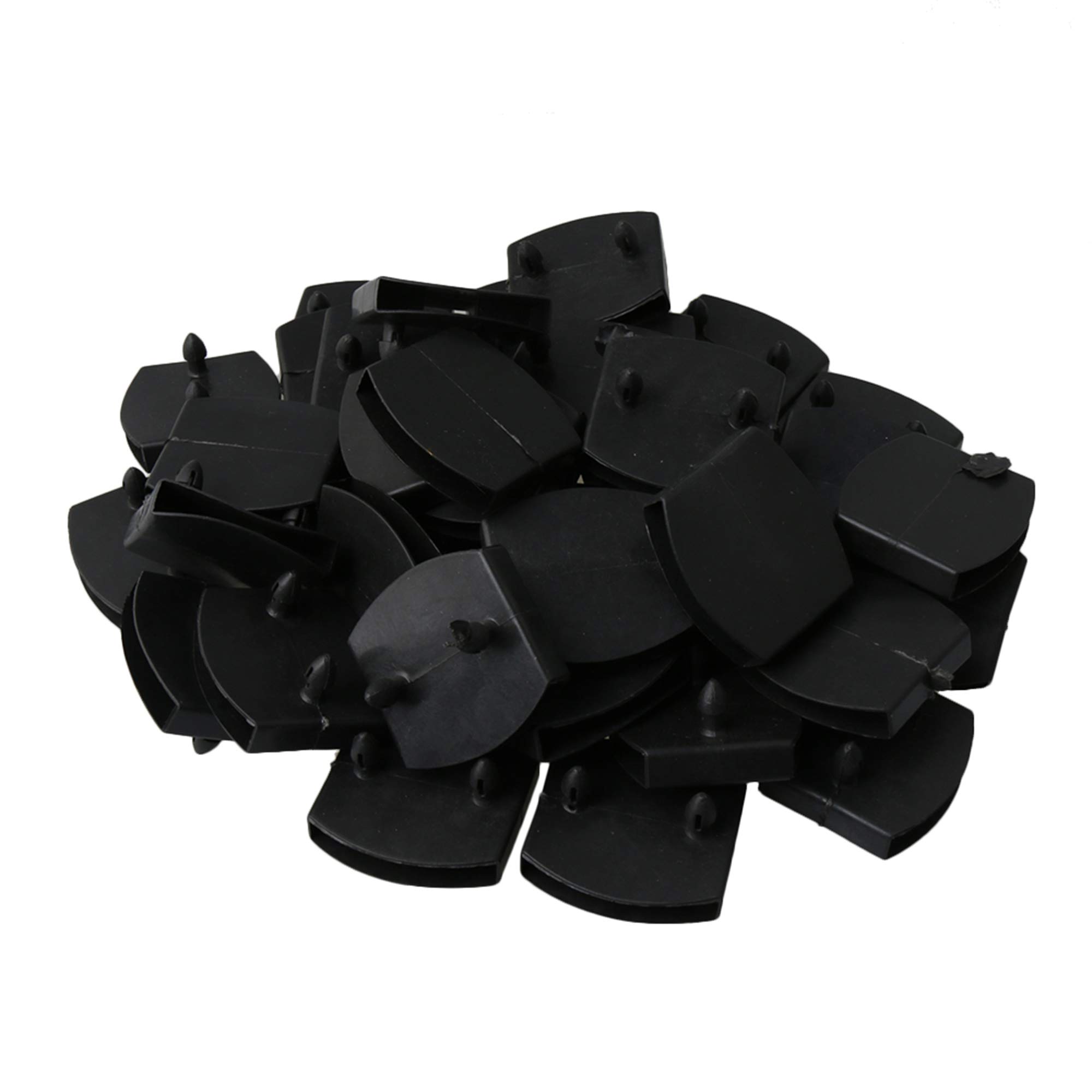 Etfbuy 50PCS Plastic Single End Caps Bed Slat Holders Bundles Centre Replacement for Holding & Securing