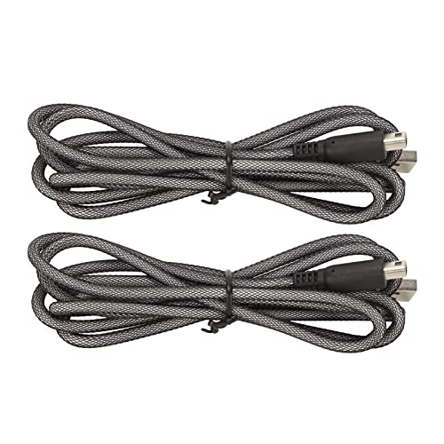 FECAMOS 3DS Host Charging Cable, 3DS Charger Cable Prevent Loss 2Pcs 5ft Charge While Playing for 2DS for New 3DS for NDSI LL
