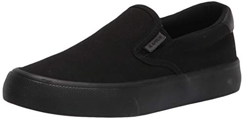 Lugz Womens Clipper Slip On Sneakers Shoes Casual - Black - Size 7.5 B