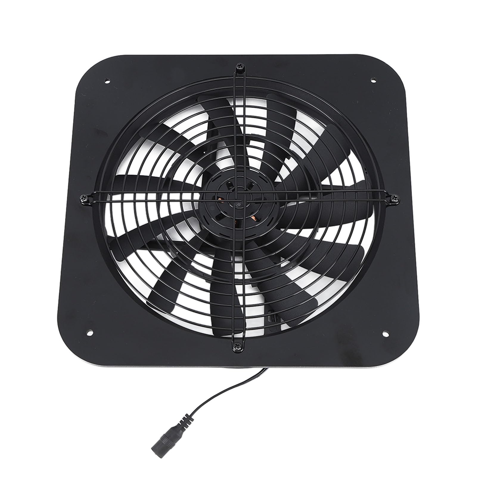 Fdit Solar Powerful Attic Exhaust Fan Quietly Cools, Solar Panel Powered Exhaust Fan 13.5 Inch Solar Powered Attic Ventilator for Pet House Chicken Coop Rv Greenhouse