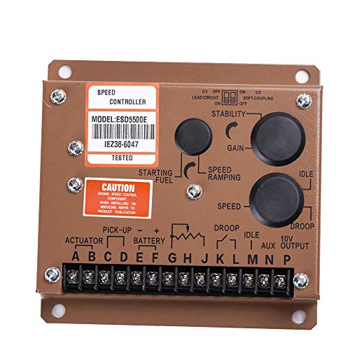 Knowtek ADC225-24V Actuator + Governor ESD5500E + Magnetic Pickup Sensor MPU 3034572 for Generator 1 Set Engine Actuator ADC225-24