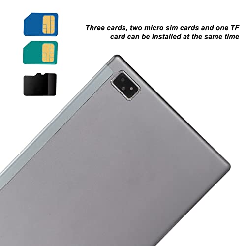 Hilitand 10.1in Tablet, 4GB RAM 64GB ROM, 2.0GHz Tablet PC with Speaker and Microphone 5G WiFi Dual Band 2MP 5MP Dual Camera 6000mah Battery, Supports BT GPS