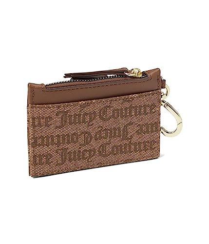 Juicy Couture Modern Chic Tab Elongated Card Case Chestnut Chino/Daddle One Size