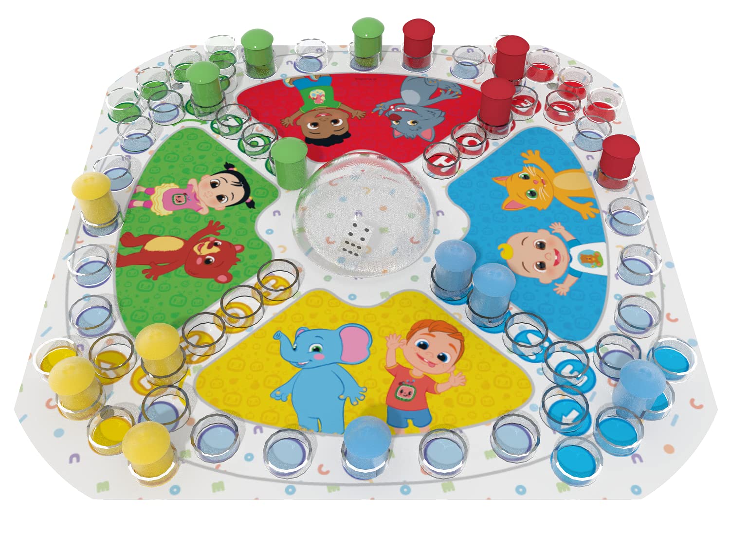 Goliath CoComelon - Pop 'N' Race - Features CoComelon Characters - No Reading Required! - Ages 3 and Up, 2-4 Players