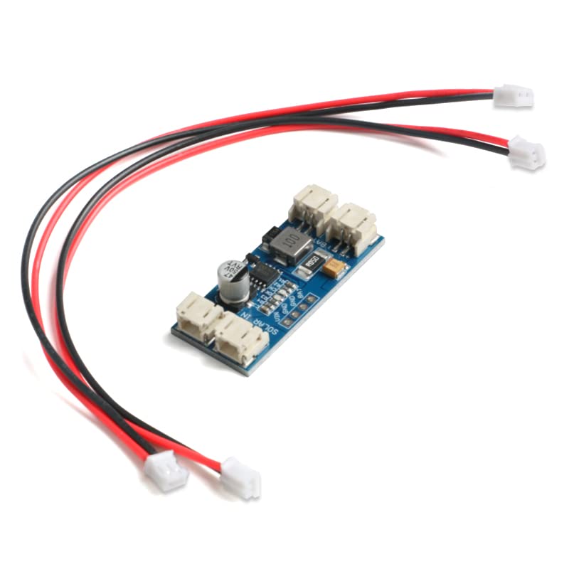 EC Buying 2Pcs CN3791 Charger Module 1S 3.7V 4.2V Lithium Battery Charging Board MPPT Solar Controller Charging Board 6V Solar Panel Charger Board with Cables