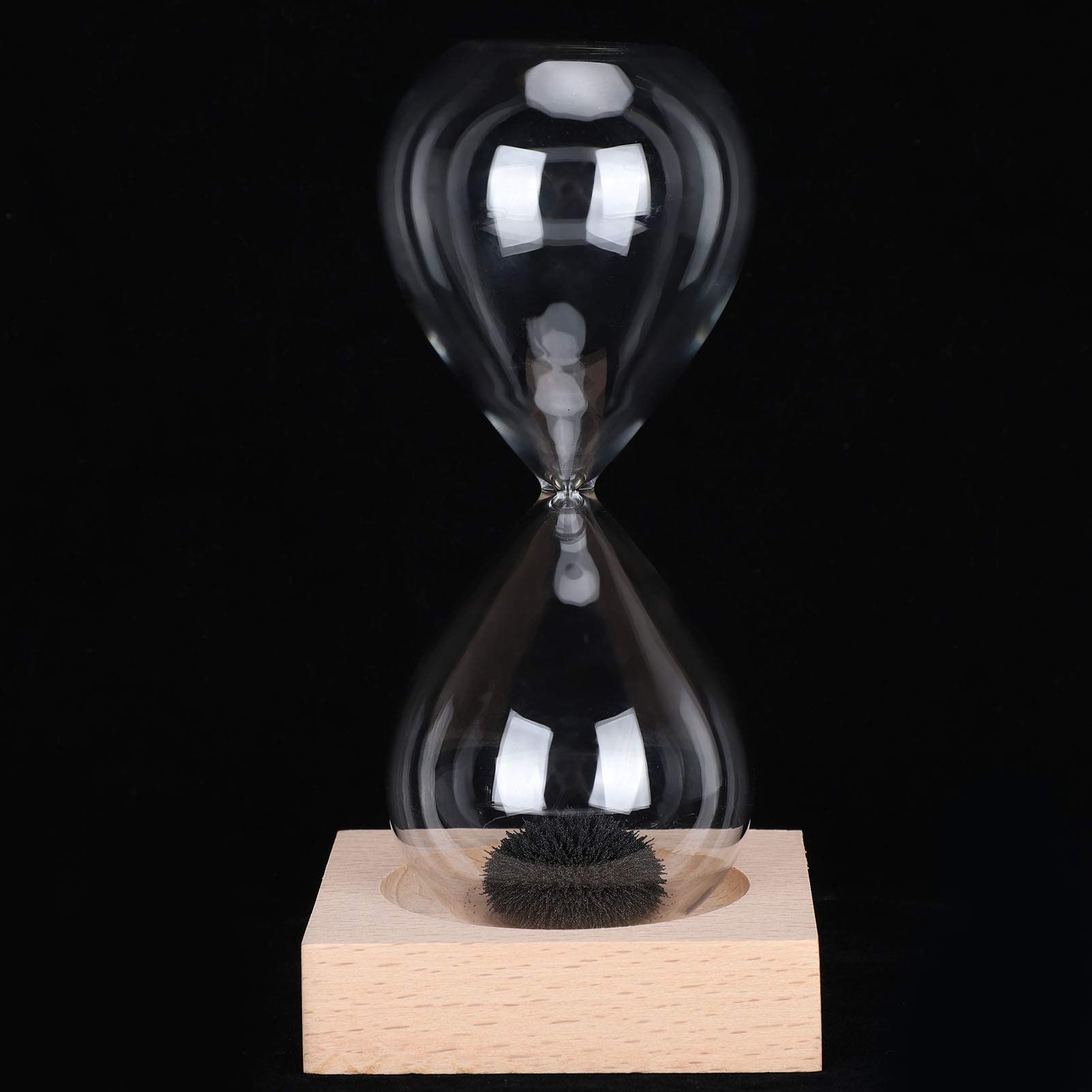 Hourglass Sand Timers, Magnetic Hourglass Birthday Present, Clear Smooth Glass Desk Decor, for Home Decor Birthday Gift