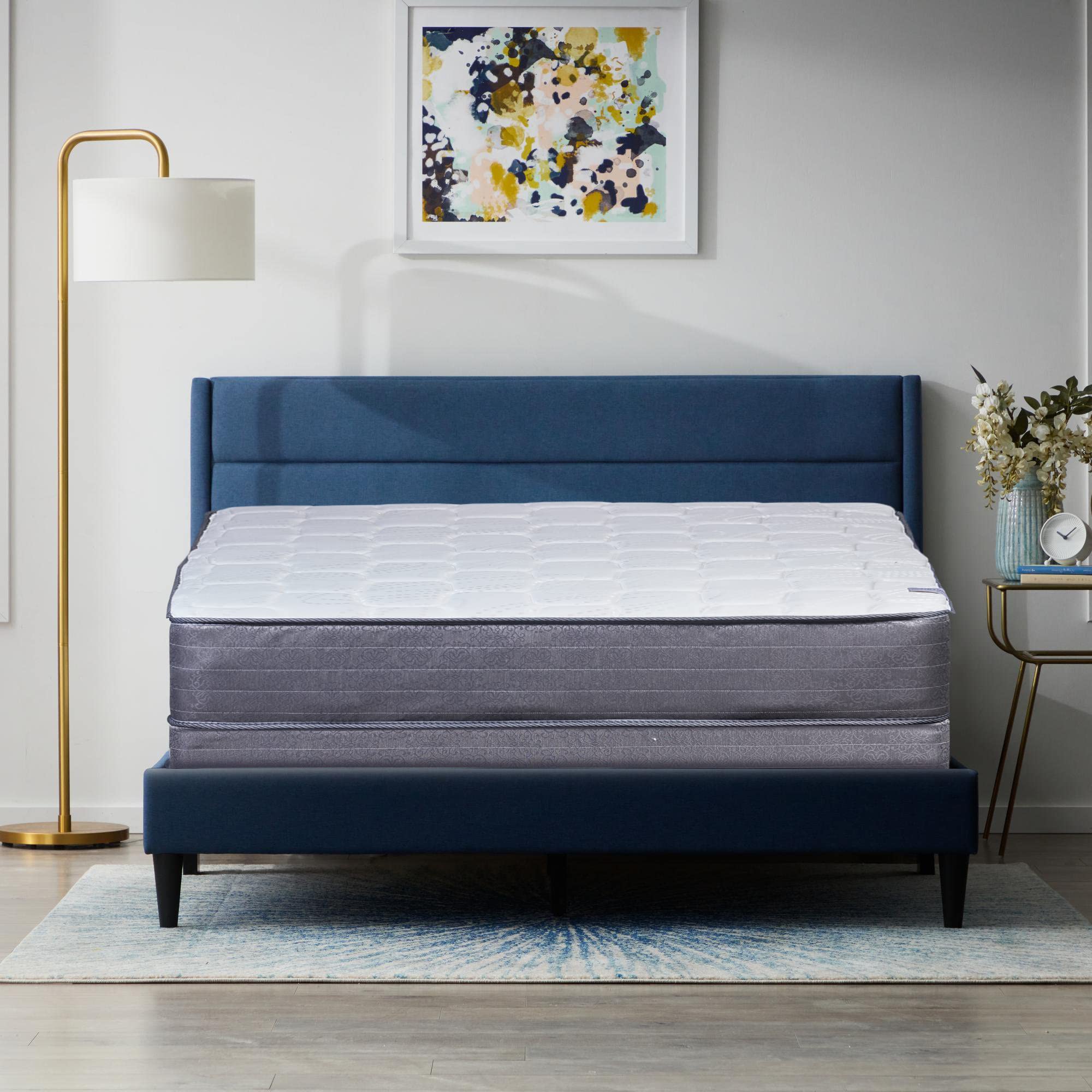 Mayton - 12 Inch Innerspring Firm Mattress Allows The Spine Rest In a Natural Position, No Assembly Required 78x79