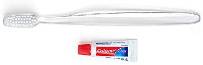 World Amenities Luxury Necessities-Bulk Dental Kit Bundle with Toothbrush and Toothpaste | 50 Count | Individually Boxed Travel Size Toiletries, Guest Hotel Amenities