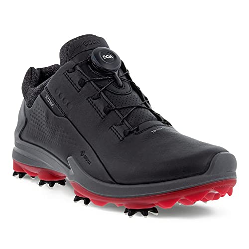 ECCO Men's Biom G 3 BOA Gore-Tex Golf Shoe, Black, 13-13.5