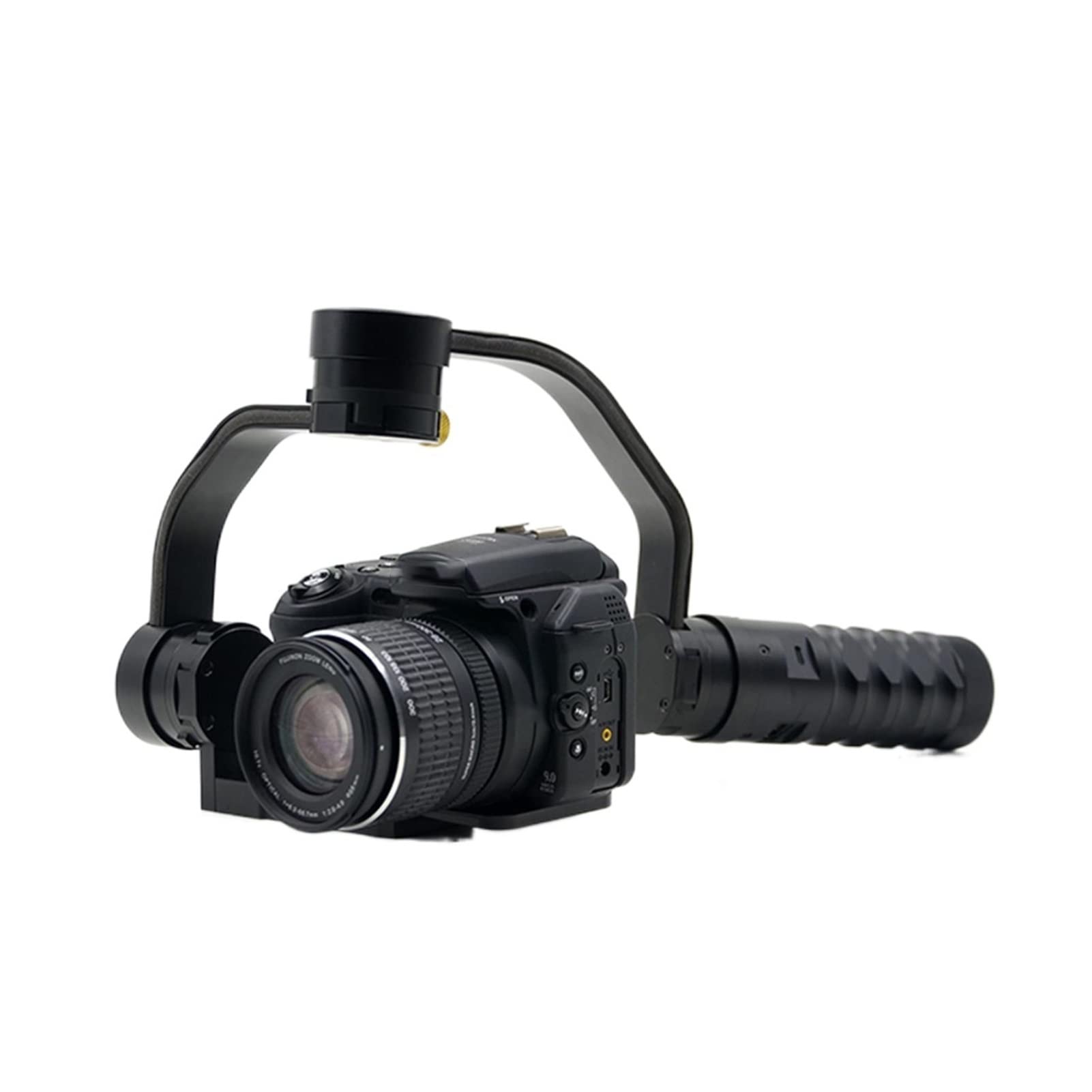 DONCK Action Camera Stabilizer SLR Camera Handheld Stabilizer Three-axis Gyroscope Camera Electric Anti-Shake Pan Tilt for Outdoor Video Recording