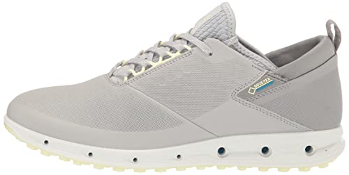 ECCO Women's Cool Pro Gore-TEX Waterproof Golf Shoe, Concrete/Wild Dove, 10-10.5